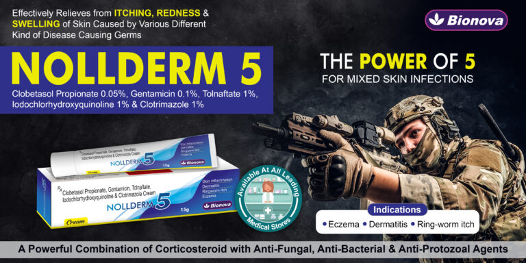 Treatment of bacteria, fungal and protozoal skin infections