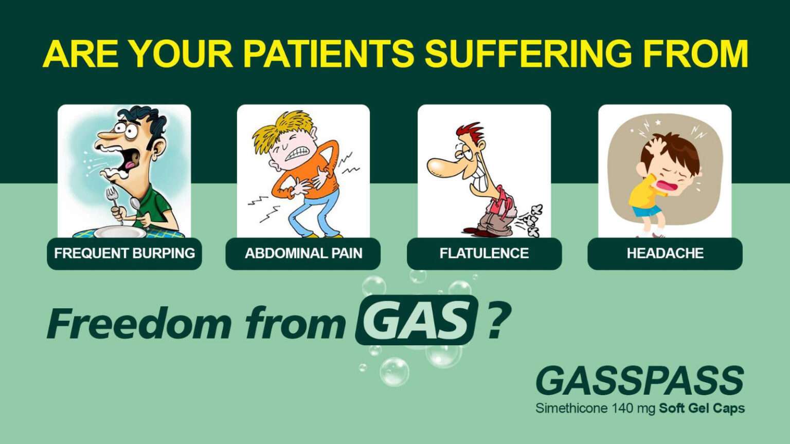 Simethicone 140mg Softgels: Understanding Gas Relief Medication